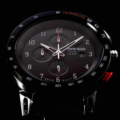 CR-01 - CHRONO WATCH WITH HORWEEN LEATHER STRAPS - Dango Products