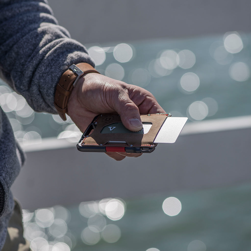 M1 MAVERICK™ WALLET - SPECIAL EDITION - SLATE GREY - SINGLE POCKET LEA ...